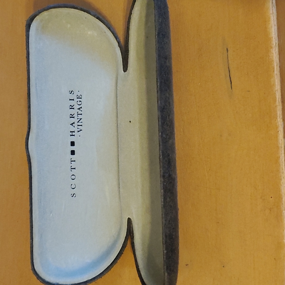 Scott Harris Vintage Hard Case Fir Glasses Dark Brown - Gem